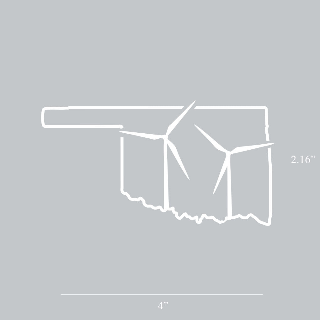 Oklahoma Wind Decal – TCGM